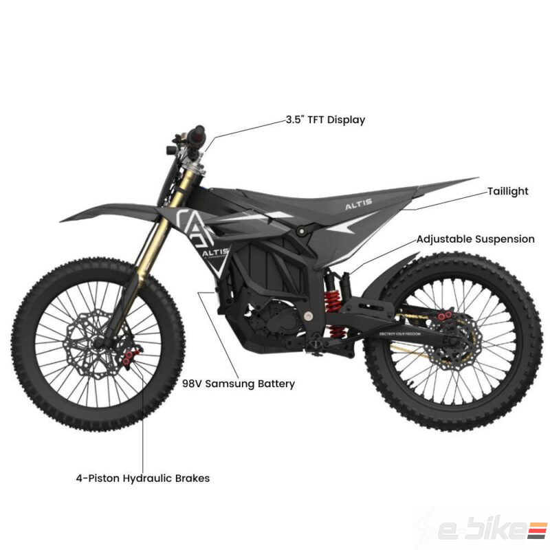 Altis Sigma 98V Electric Dirt Bike | High-Performance E-Moto - Flash E ...